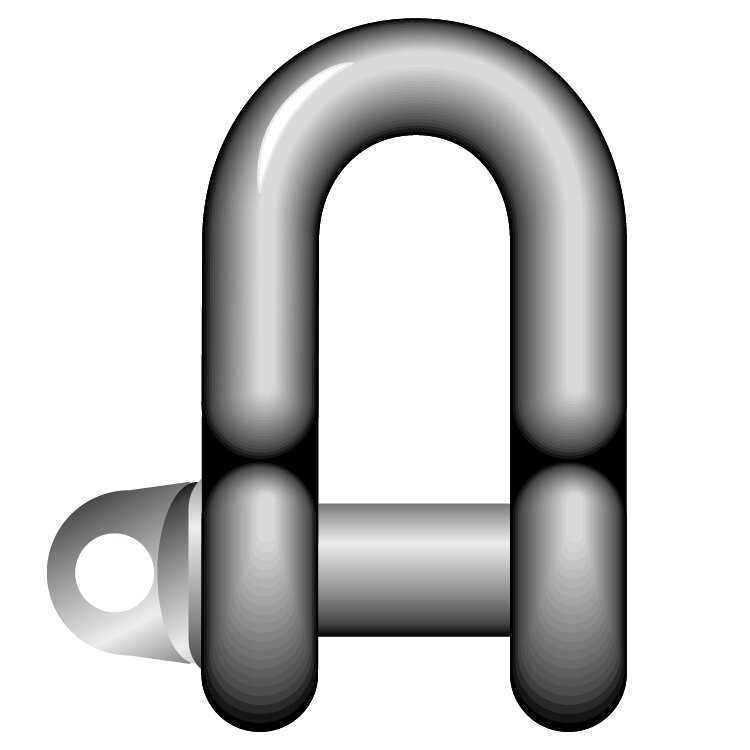 Shop large Dee Shackles with bow and pin | Lifting Gear & Safety